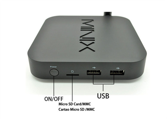 Hardware elegante del flash de la caja del árabe IPTV de KitKat del androide 4,4 de MINIX X6 que descifra GPU 1G quad-core/8G