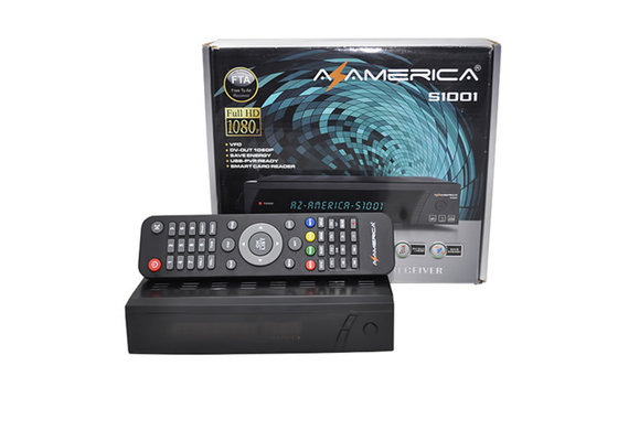 Receptor de satélite de Suramérica Azamerica S1001 DVB S2 Digitaces con Nagra3, IKS, SKS
