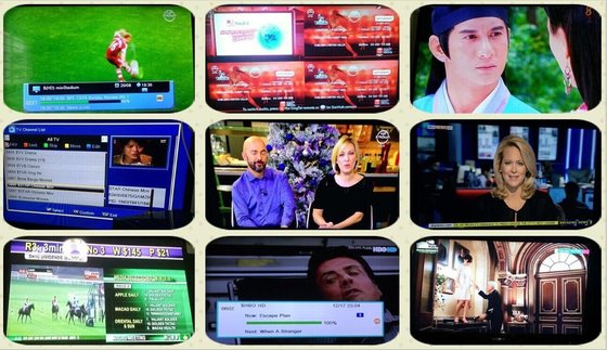 BPL del reloj del receptor SINGSTAR TV+ del cable de Singapur DVB-C Digitaces, Horseing, grillo