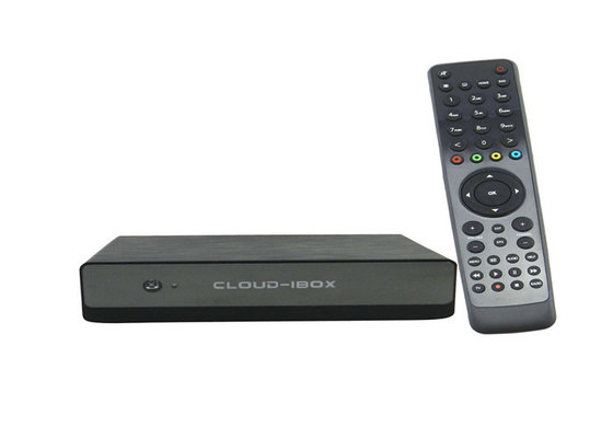 Set-top box gemelo del receptor de Turner DVB S2 TV con el sistema operativo de Linux del ibox de la nube