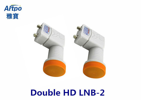 HD se doblan salida gemela dual de los accesorios de la banda DVB de LNB Ku para los receptores de satélite de la TV