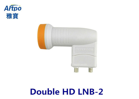 HD se doblan salida gemela dual de los accesorios de la banda DVB de LNB Ku para los receptores de satélite de la TV