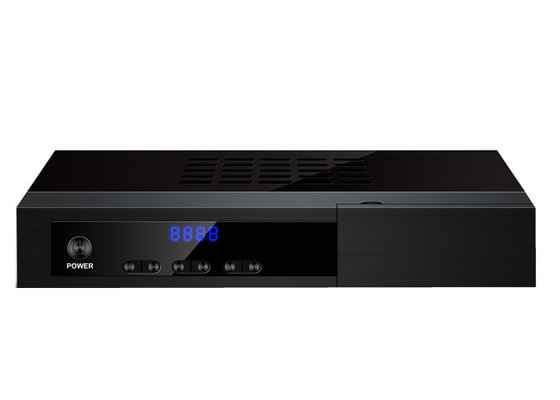 Set-top box multi del receptor de la lengua DVB-T2 HD Digitaces TV con MPEG4/EPG/el USB/PVR/H.264 - negro
