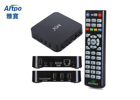 CAJA androide del MX Smart TV de la base dual de la CAJA de la medianoche MX2 XBMC TV de la CAJA GBOX del androide 4,2 TV