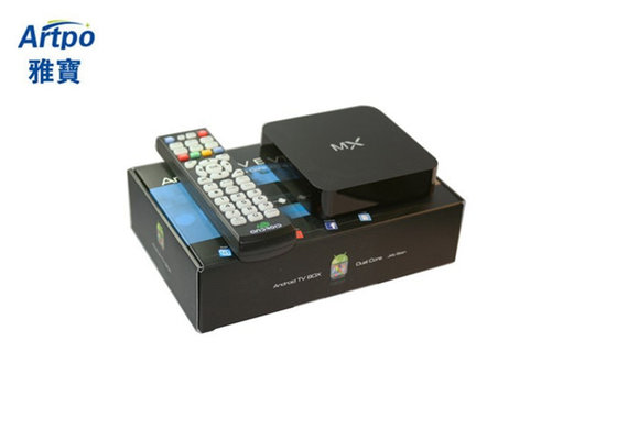 CAJA androide del MX Smart TV de la base dual de la CAJA de la medianoche MX2 XBMC TV de la CAJA GBOX del androide 4,2 TV