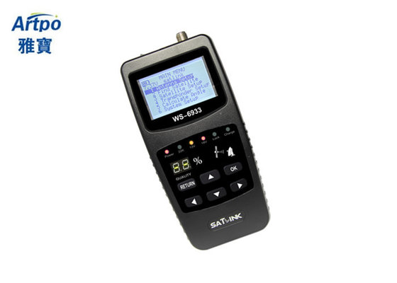 Definición Satlink WS-6933 Digitaces del metro por satélite portátil del buscador de DVB-S/de S2 alta