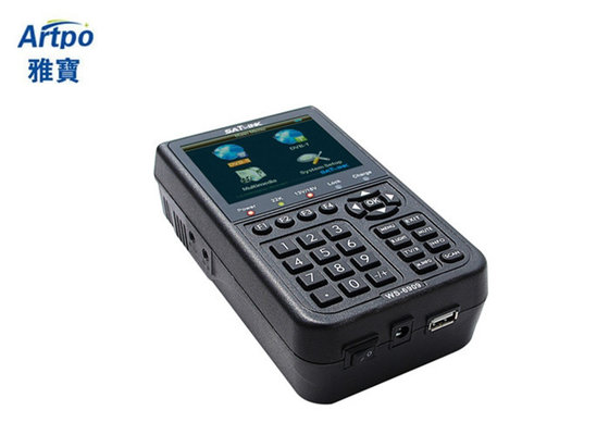 3,5" metros terrestres originales de la señal de Satlink WS-6909DVB-S del metro por satélite del buscador del LCD Digital
