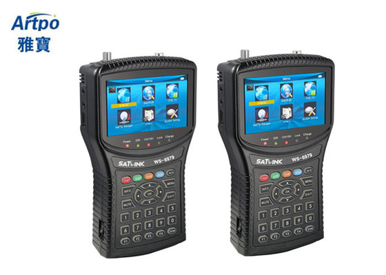 Satlink WS-6979 DVB-S2 y metro por satélite combinado 3,5" del buscador de DVB-T2 Digitaces buscador terrestre de Siganl