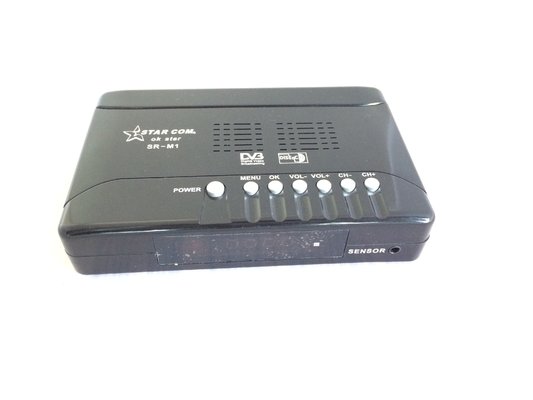 MINI receptor de satélite Ali3329 STARCOM SR-M1 MPEG2 STB del FTA Digital DVB-S para África