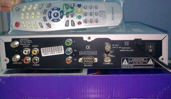 Caja fuerte del receptor de satélite 4663X ALI3329 TV del FTA DVB-S con la caja metálica de los 260MM