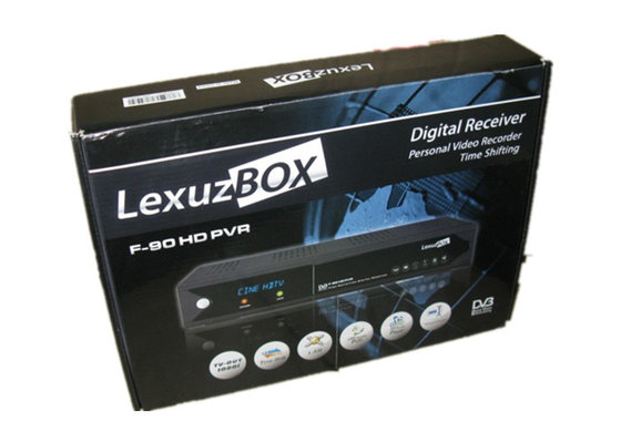 Receptor del cable de Lexuzbox F90 Paraguai DVB-C Digitaces/set-top box de la televisión por cable de Azamerica F90 PVR para el Brasil
