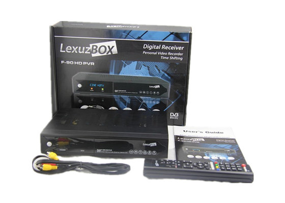 Receptor del cable de Lexuzbox F90 Paraguai DVB-C Digitaces/set-top box de la televisión por cable de Azamerica F90 PVR para el Brasil
