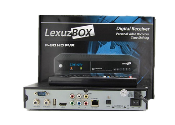 Receptor del cable de Lexuzbox F90 Paraguai DVB-C Digitaces/set-top box de la televisión por cable de Azamerica F90 PVR para el Brasil