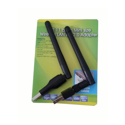 150Mbps USB WIFI 2.4GHZ 802.11n Wifi/adaptador de red inalámbrica de la red inalámbrica (WLAN) para DVB STB SKYBOX
