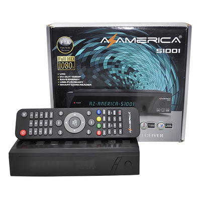 Ayuda IPTV del sintonizador del gemelo de Azamerica s1001 del decodificador de HD Digitaces TV reloj de IKS + de SKS Nagra3