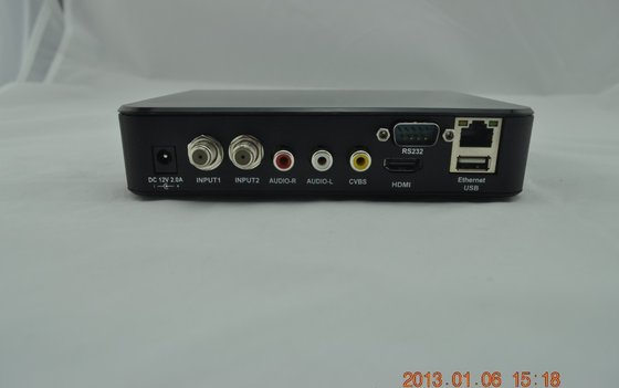 Receptor de satélite del sintonizador del gemelo de Azbox Bravissimo del decodificador de RS-232/de HDMI/del USB/del RJ45 Digital TV