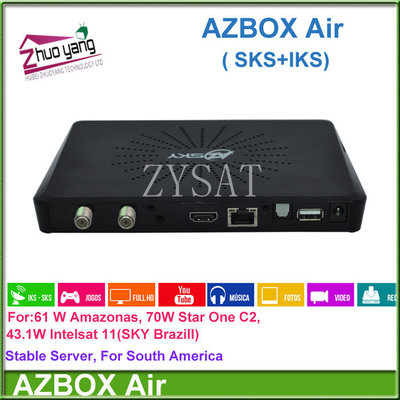 La alta definición Azsky SK4 adelgaza al receptor de satélite de la TV para el reloj 70W 30W del Brasil