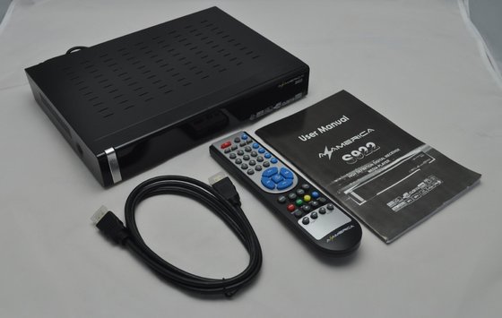 Decodificador IKS - SKS Recopter por satélite RJ45/REMIENDO/USB/WIFI 1080p de Azamerica S922 Digitaces TV