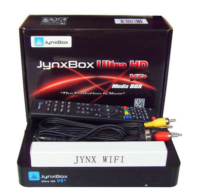 Receptores de satélite del receptor de ATSC digital del sintonizador del gemelo de Jynxbox V5+ 8 QPSK con el IR/el LAN/JB200