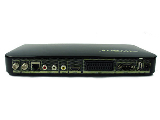 Receptor de satélite de Skybox F5 Ali3601 DVB S2 Digitaces con el sistema de pesos americano/Scart/Cccamd/GPRS/Wifi/Lan - negro
