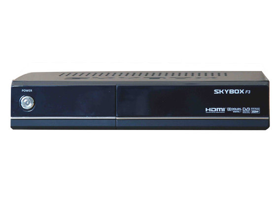 Receptores de Digitaces duales de la base del receptor de satélite del F3 de DVB-S2 Skybox F3s PVR HD lleno CCCAM Newcamd