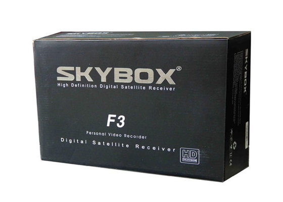 Receptores de Digitaces duales de la base del receptor de satélite del F3 de DVB-S2 Skybox F3s PVR HD lleno CCCAM Newcamd