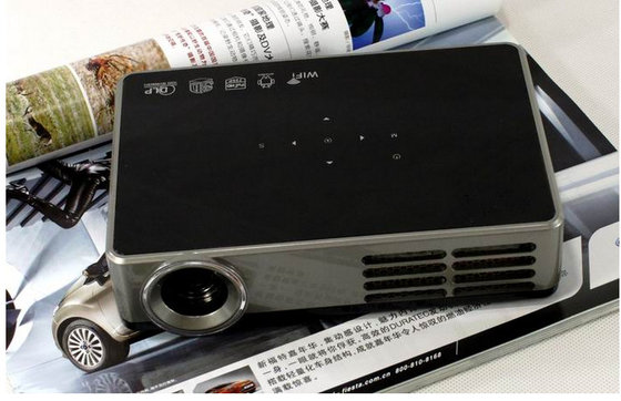 De HD del proyector elegante androide casero inalámbrico lleno del cine MINI DLP Digital 3D androide Proyector de Protable