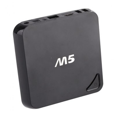 OS quad-core androide H.265 RJ45 del androide 4,4 de la caja de M5 Amlogic S805 XBMC TV