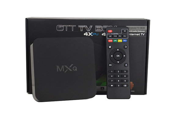 Caja androide MXQ XBMC quad-core de SKYPE QQ Facebook Smart TV instalada previamente