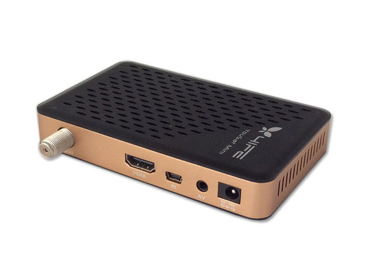 MINI plástico del receptor de satélite Sunplus1506G FTA USB HDMI CCCAM IR 120m m de DVB S2 Digitaces