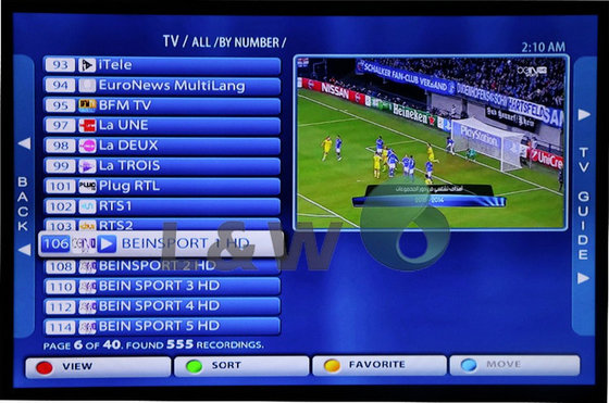 Mag250 el árabe árabe de la caja del linux IPTV canaliza la caja de la televisión de Internet