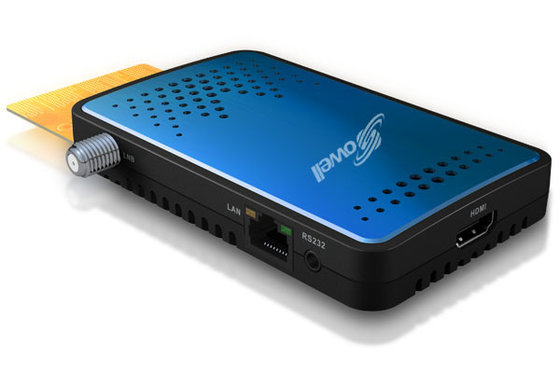 Mini receptor de satélite de PowerVu Sunplus1506G MPEG4 HD DVB S2 con IPTV/WIFI/IKS/sistema Dolby/CA/sistema de pesos americano/HDMI - metal