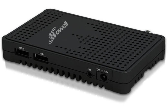 Tiempo del receptor de satélite MPEG4 IR EPG PVR de H.264 HD DVB S2 Digitaces que desplaza el USB