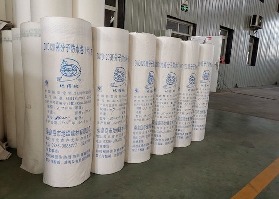 Flexible Elastomeric Waterproofing Membrane , Concrete Wall Waterproofing Membrane Sheet