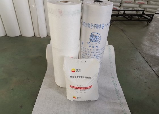 High Density Basement Waterproofing Membrane , Foundation Sealing Membrane DWD