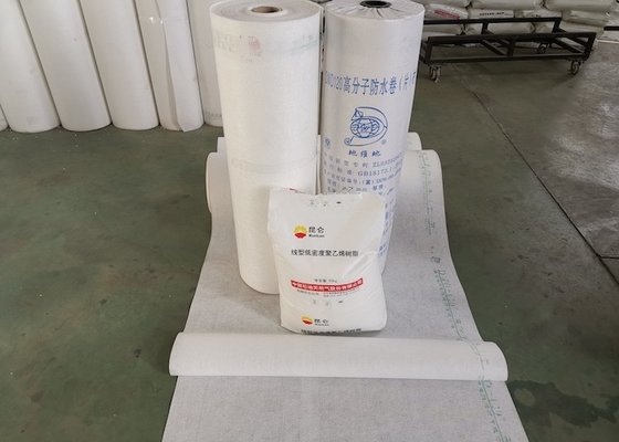 Customized Waterproof Roof Membrane , Elastomeric Waterproofing Membrane Basement
