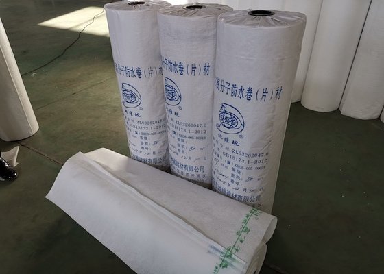 Anti Puncture Concrete Roof Waterproofing Membrane High Elongation Non Pollution