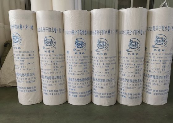Polyethylene Concrete Roof Waterproofing Membrane Fully Bond Flexible Layer