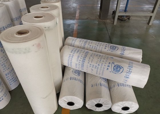 Polymer Exterior Foundation Waterproofing Membrane With Polyester Fleece Surface