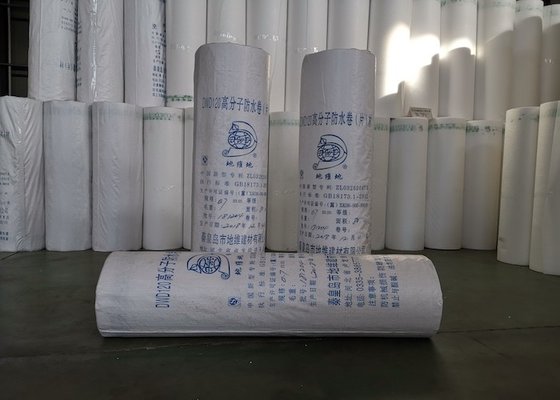Slab Exterior Foundation Waterproofing Membrane Rough Surface Soft Texture