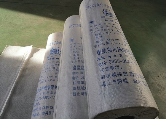 Adhesive Tunnel Waterproofing Membrane Welding Installation Excellent Plasticity