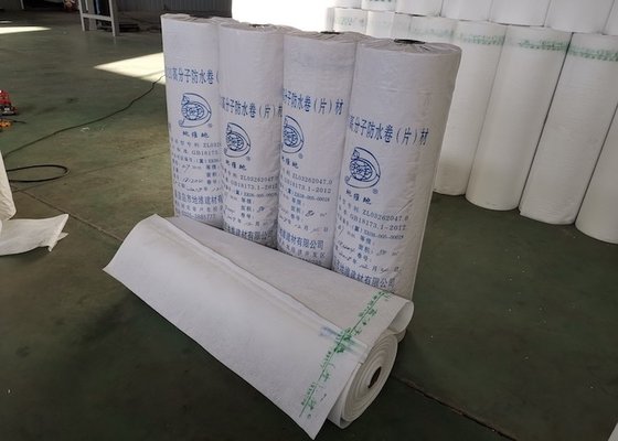 Laying Waterproof Membrane Sheet , Exterior Waterproof Membrane Full Surface Bonding