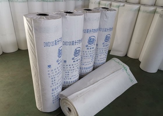 Flexible Elastomeric Waterproofing Membrane , Slab Waterproofing Membrane Anti Seepage