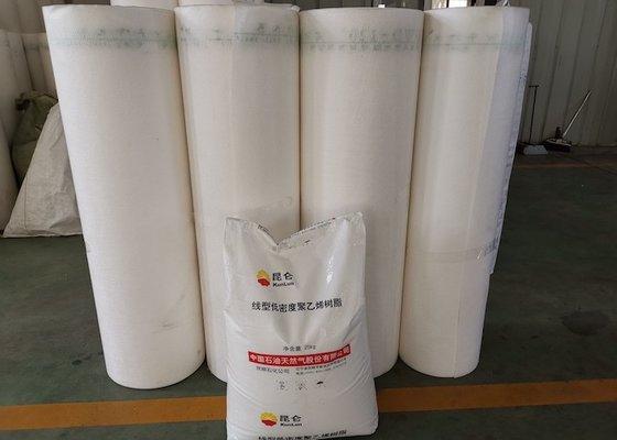 Polyethylene Sheet Basement Floor Waterproofing Membrane With Deformation Adaptability