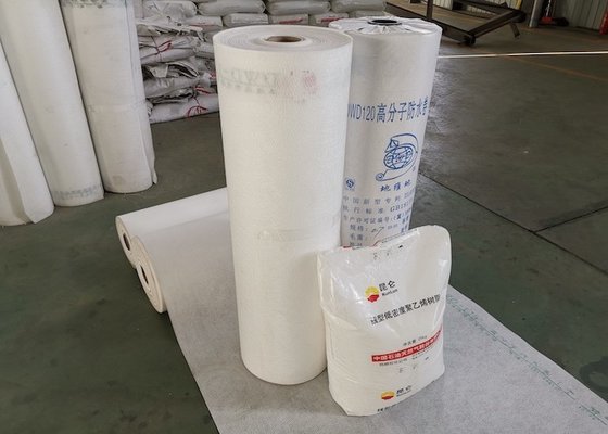 Polymeric Parking Deck Waterproofing , Underground Waterproofing Membrane Thin