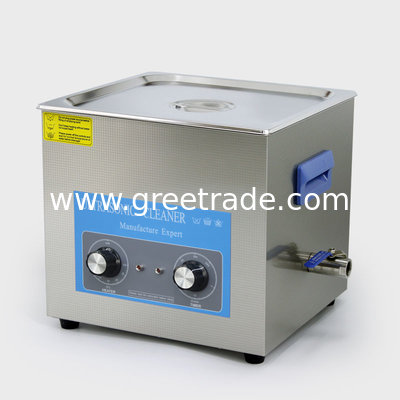 13L 300W Desktop stainless steel ultrasonic cleaning machine for lab ware