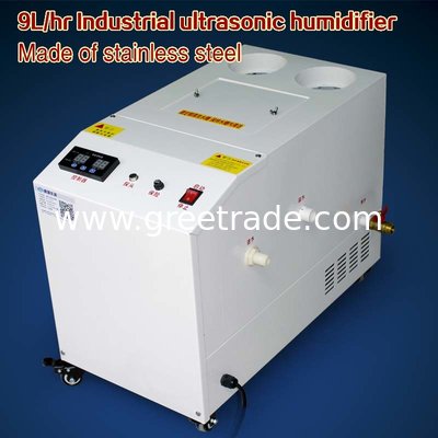 900W Stainless steel industrial ultrasonic humidifier diffuser for workplace