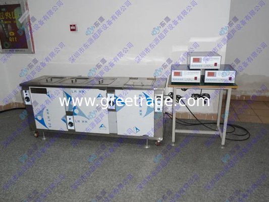 Industrial Ultrasonic Cleaning and Drying Machine with Three Tanks for factory