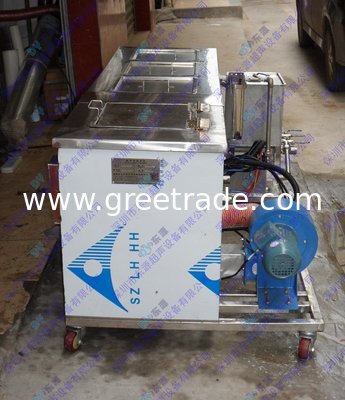 Industrial Ultrasonic Cleaning and Drying Machine with Three Tanks for factory