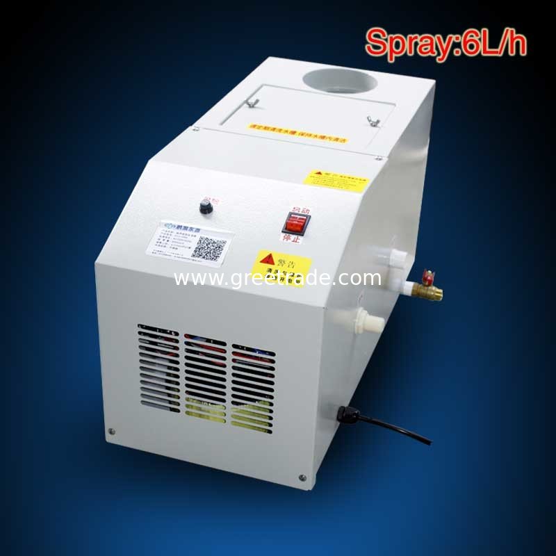 Industrial 3Kg / hour spray ultrasonic humidifier for workroom made of stainless steel